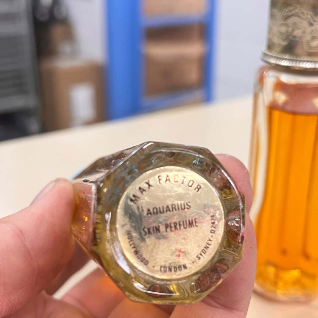 VINTAGE MAX FACTOR PERFUME BOTTLES (s)