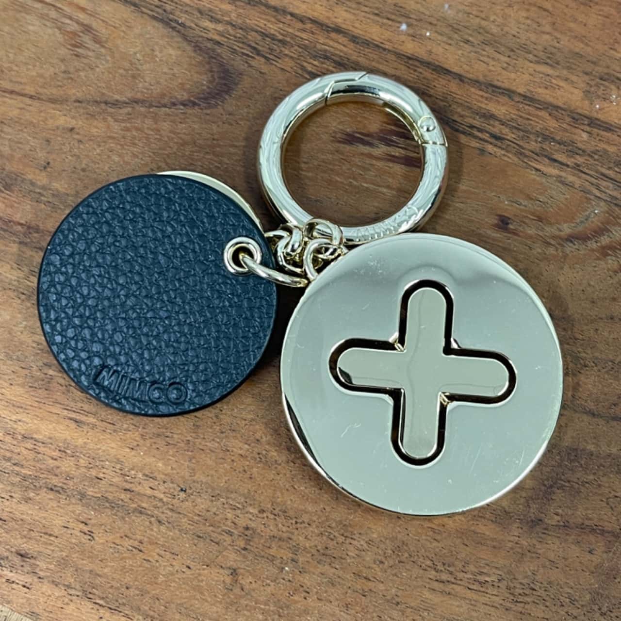 Mimco Supernatural Keyring in Black/gold (s)