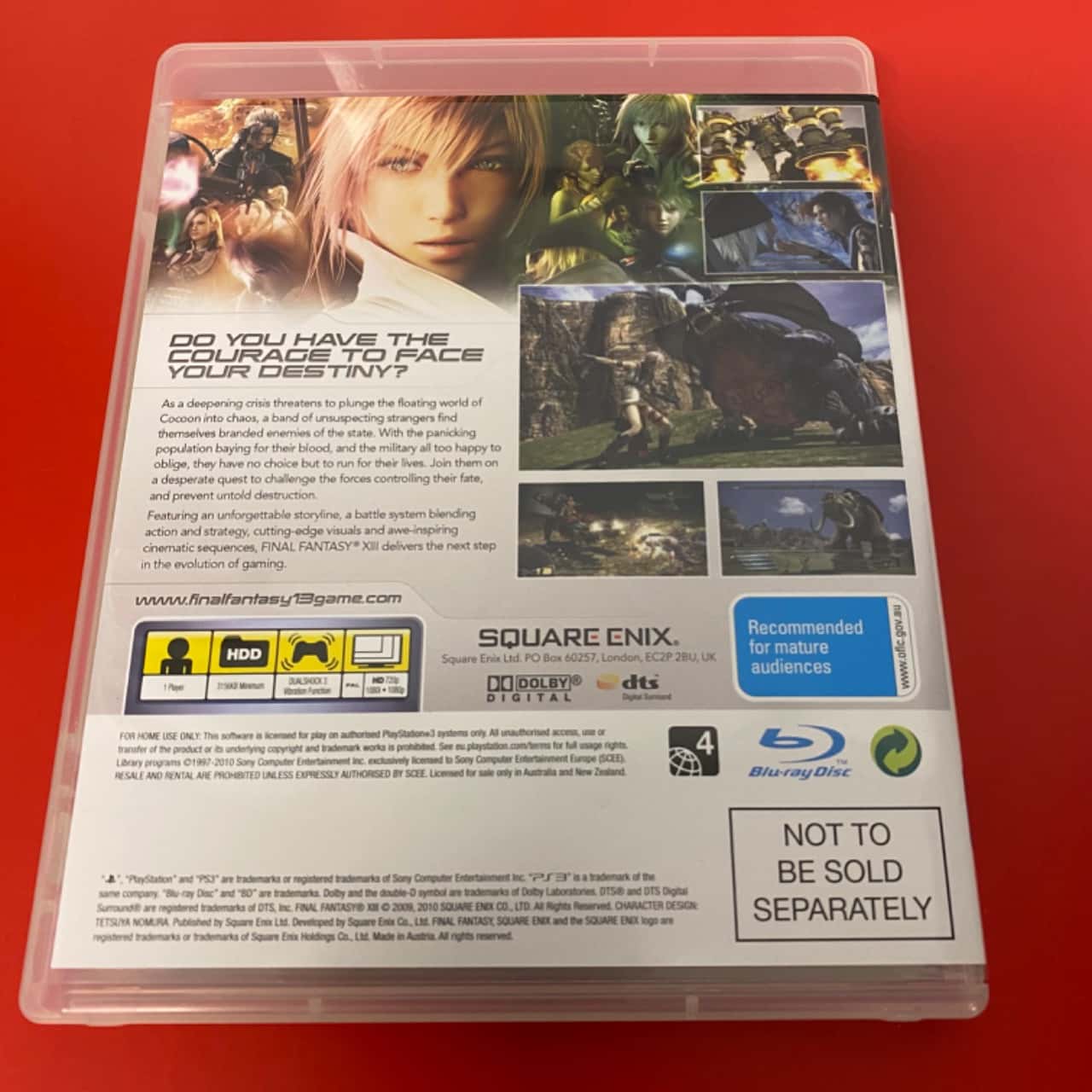 Final Fantasy XIII Limited Collector's Edition - PS3(s)
