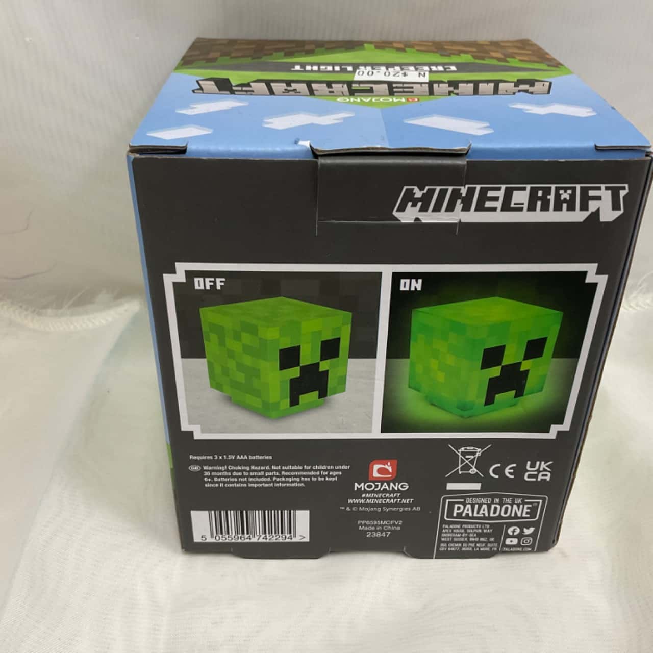 Minecraft Creeper Sway Light,Sways without toppling, Auto Shut Off 110x110