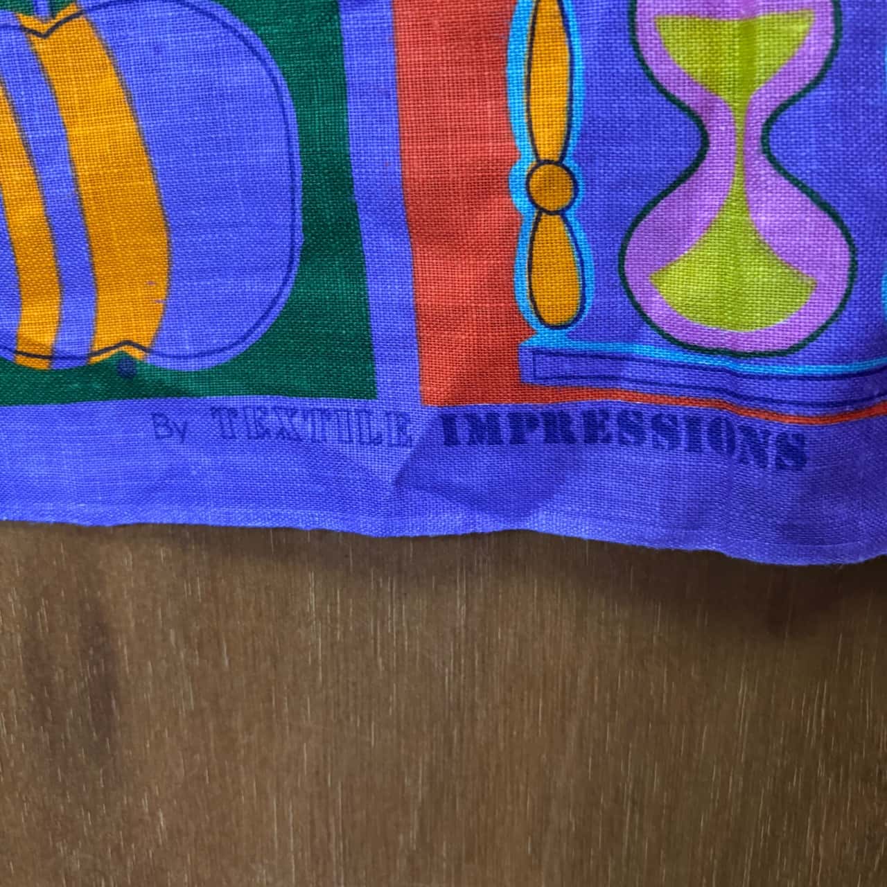 Textile Impressions Purple Irish Linen Tea Towel