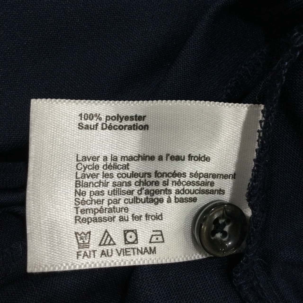 Greg Norman Mens Polo Shirt, Size L Navy/Striped