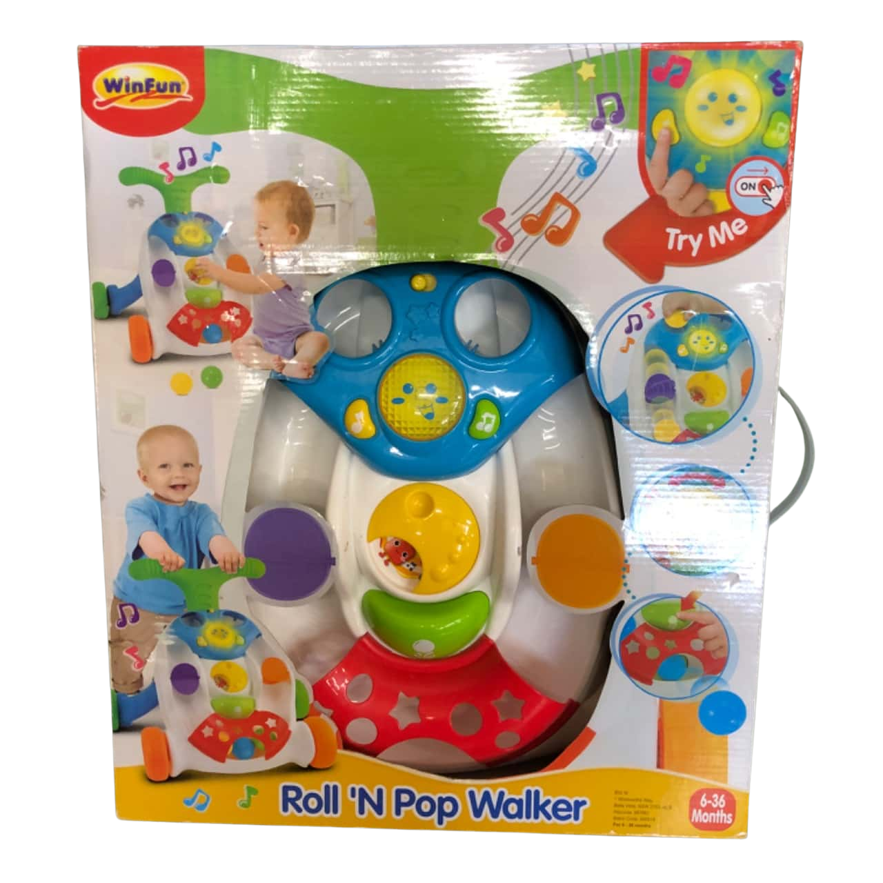Winfun Baby Rock N’ Pop Walker (New)(s)