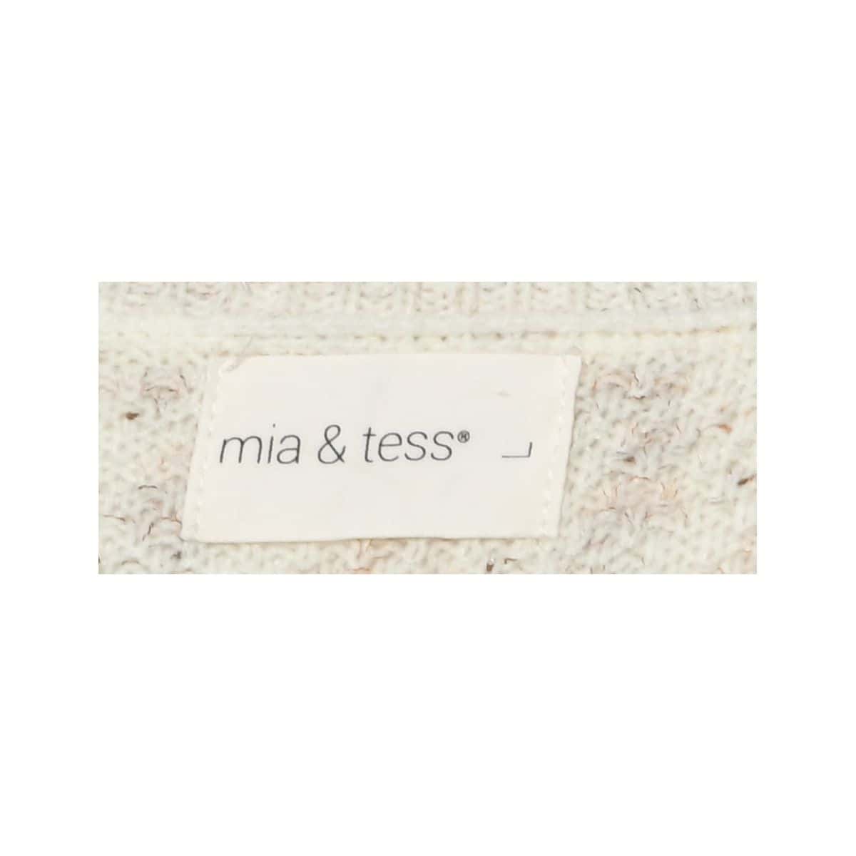 Mia & Tess Womens Size XL Knit Jumper Cream White(s)