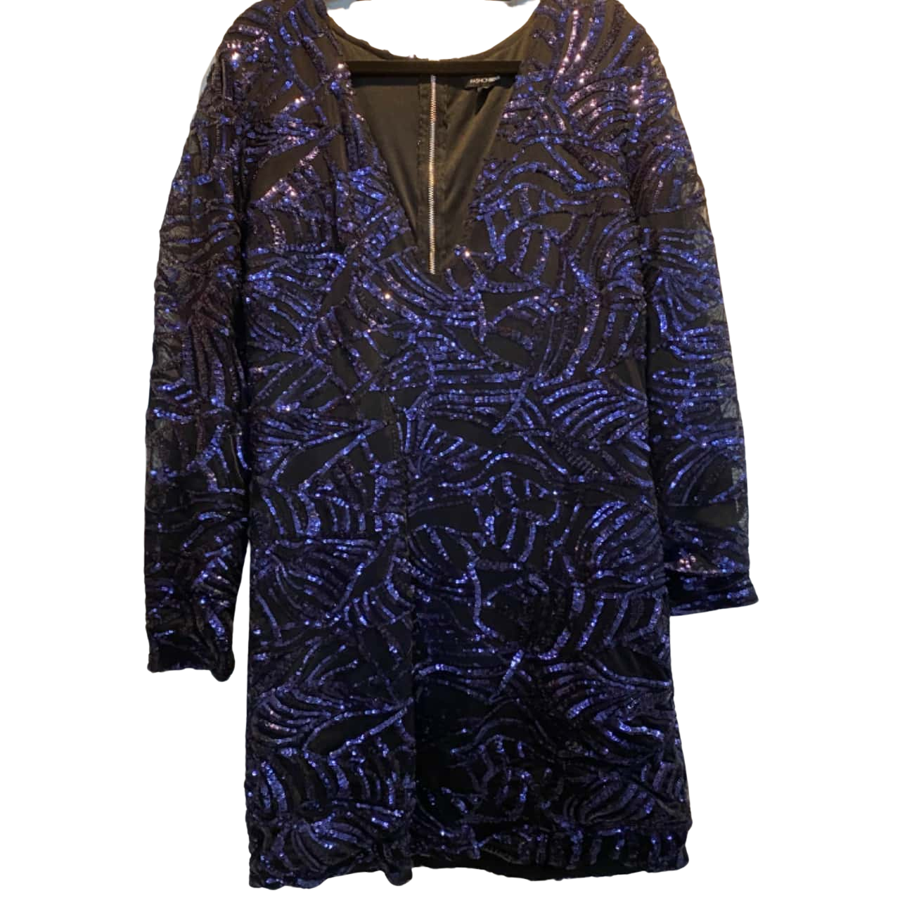 Fashion Nova Womens Size XXL Party Dress Navy Blue (s)