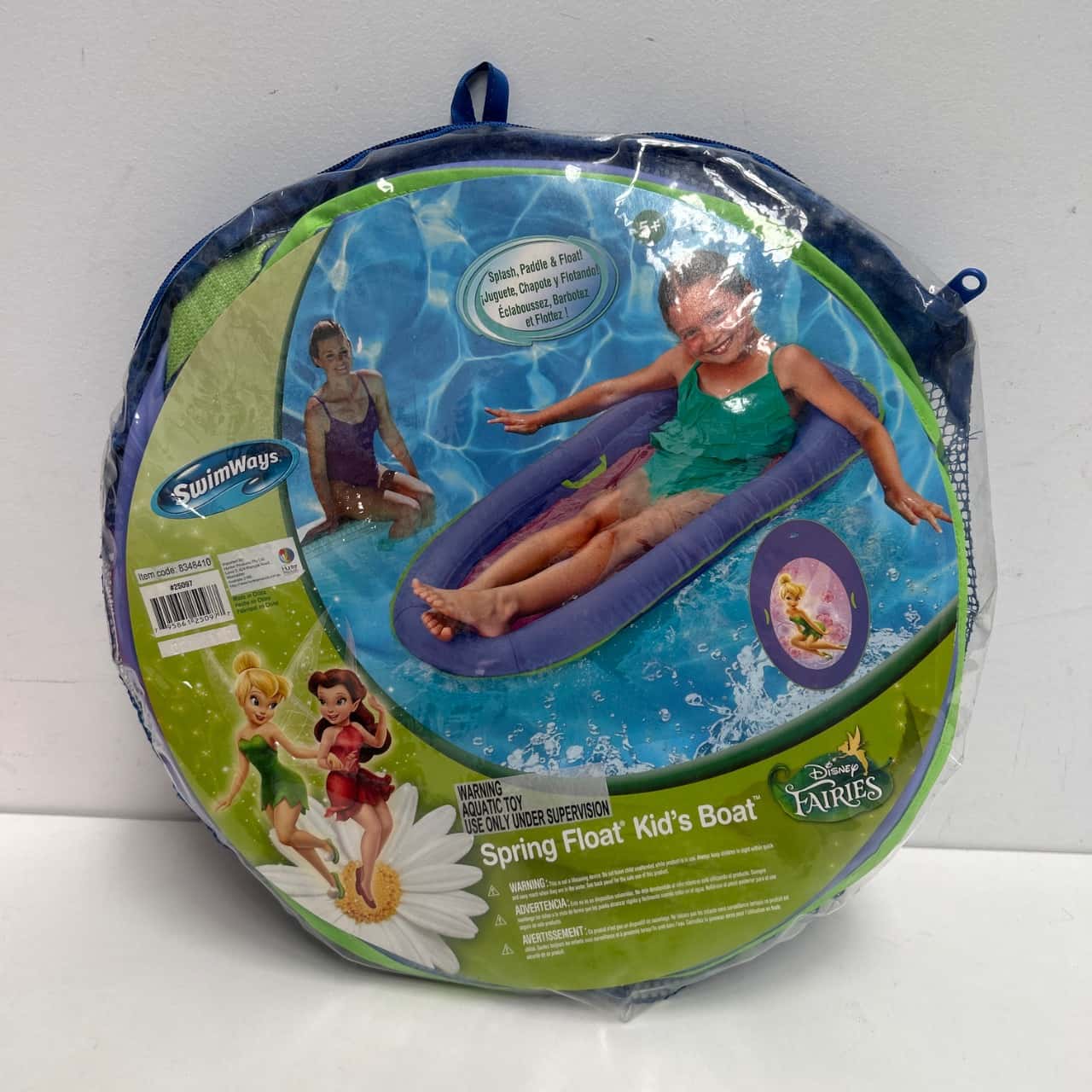 NEW - Swimways Tinkerbell Spring Float Kids Boat