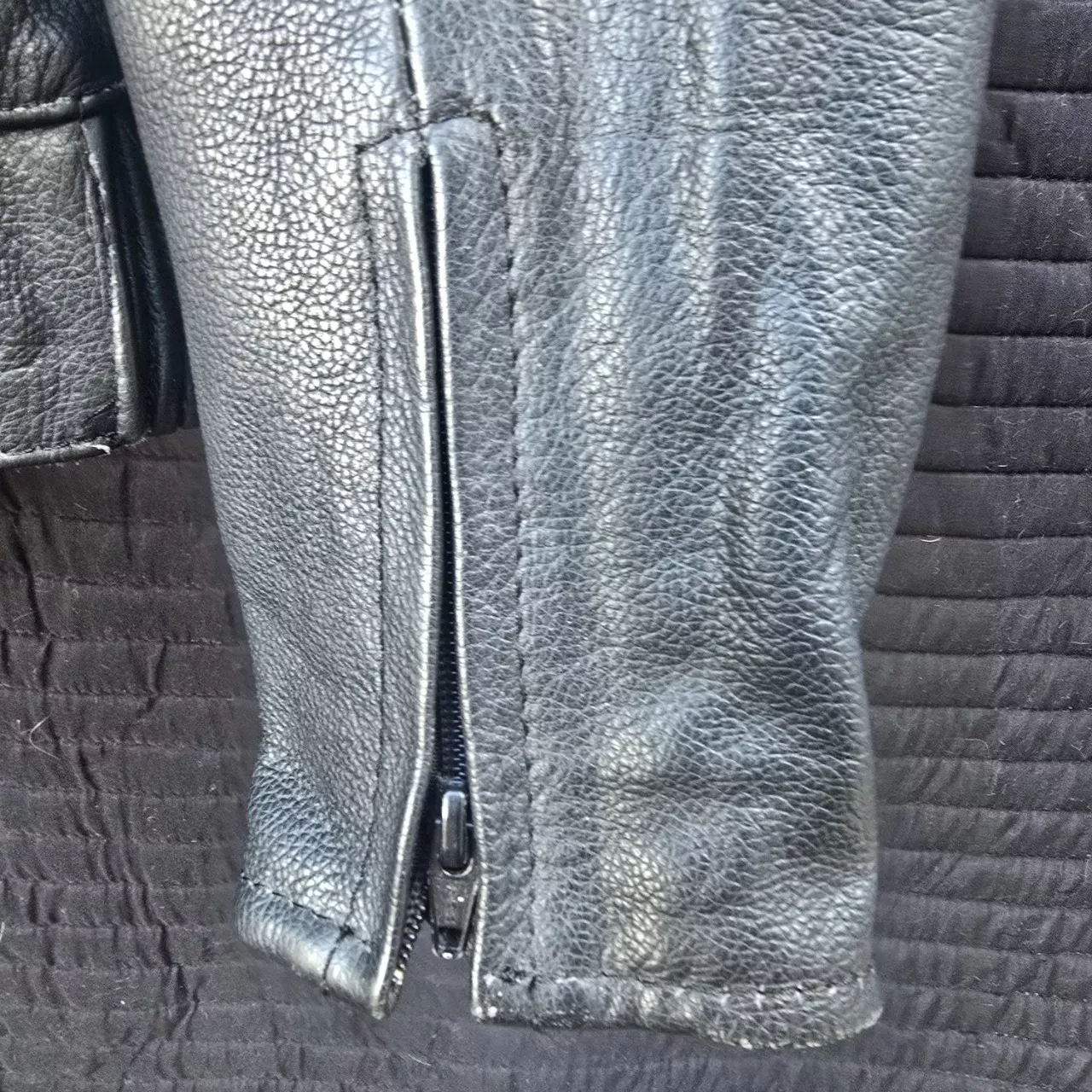 Womens Size 12 Biker Jacket Black / Red - Used Very Good | Salvos Stores