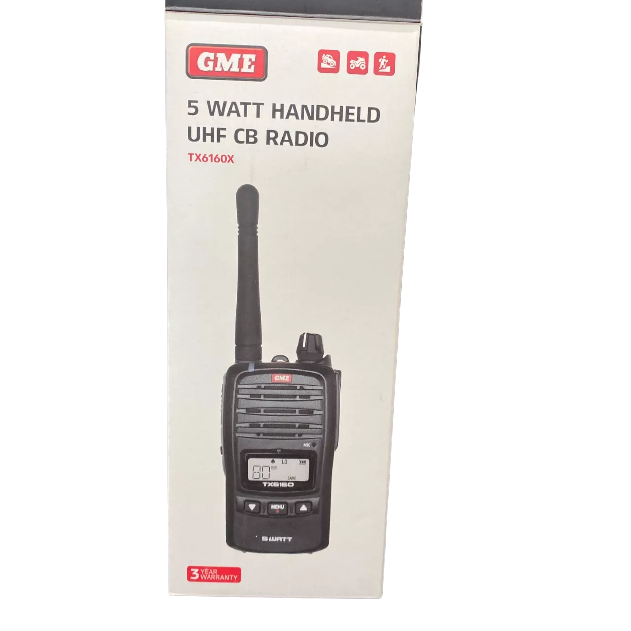 GME 5 Watt handheld UHF CB radio. TX6160X(s)