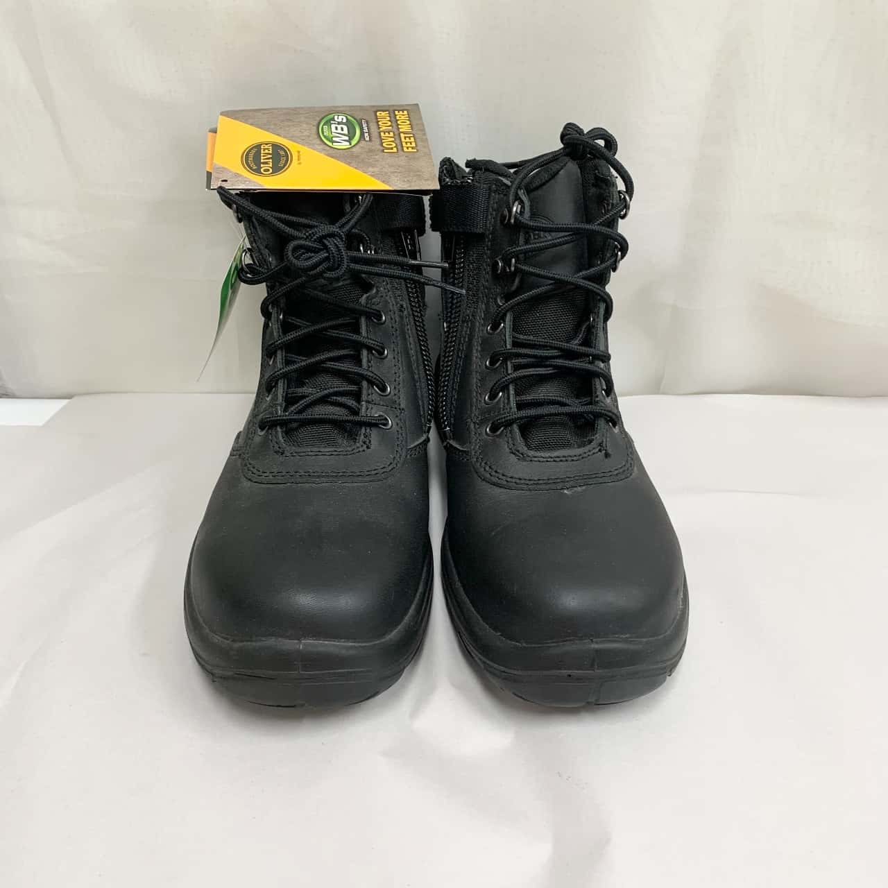 Oliver steel capped boots Size 9 Black (s)
