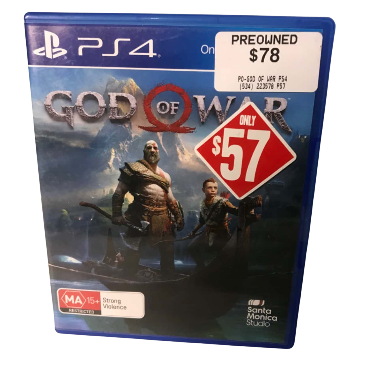 PS4 God Of War Rated MA -1554280