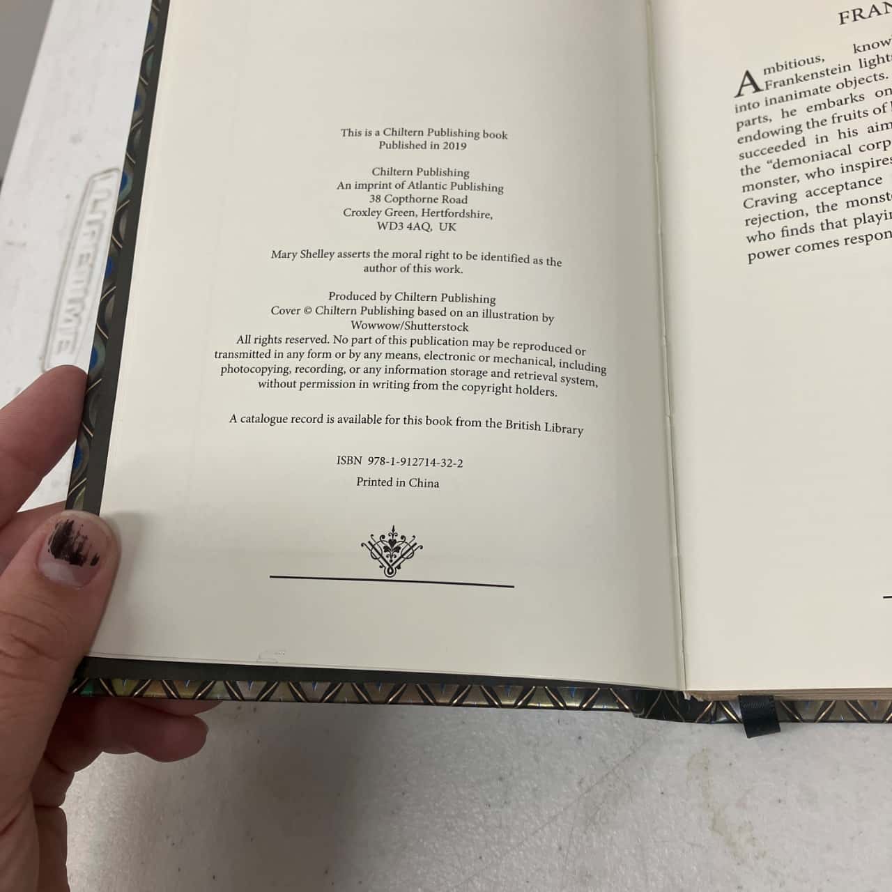 Chiltern Classics ‘Frankenstein’