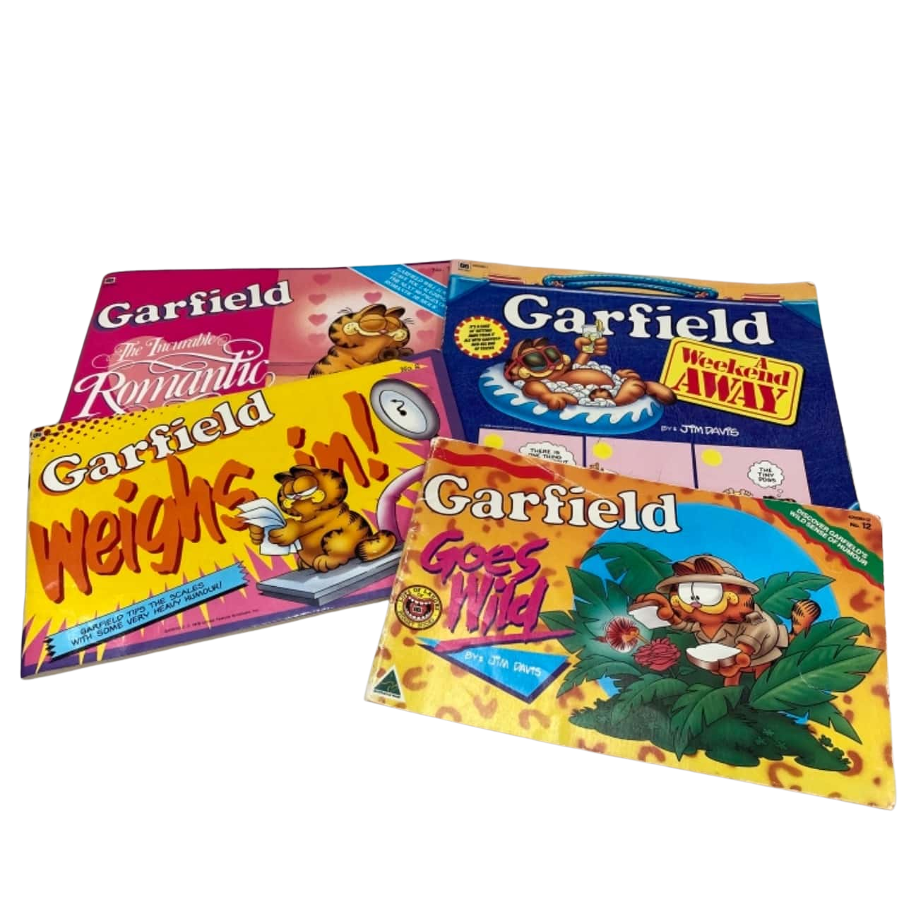 GARFIELD COMIC BOOK BUNDLE X 4 Editions 1980s Edition