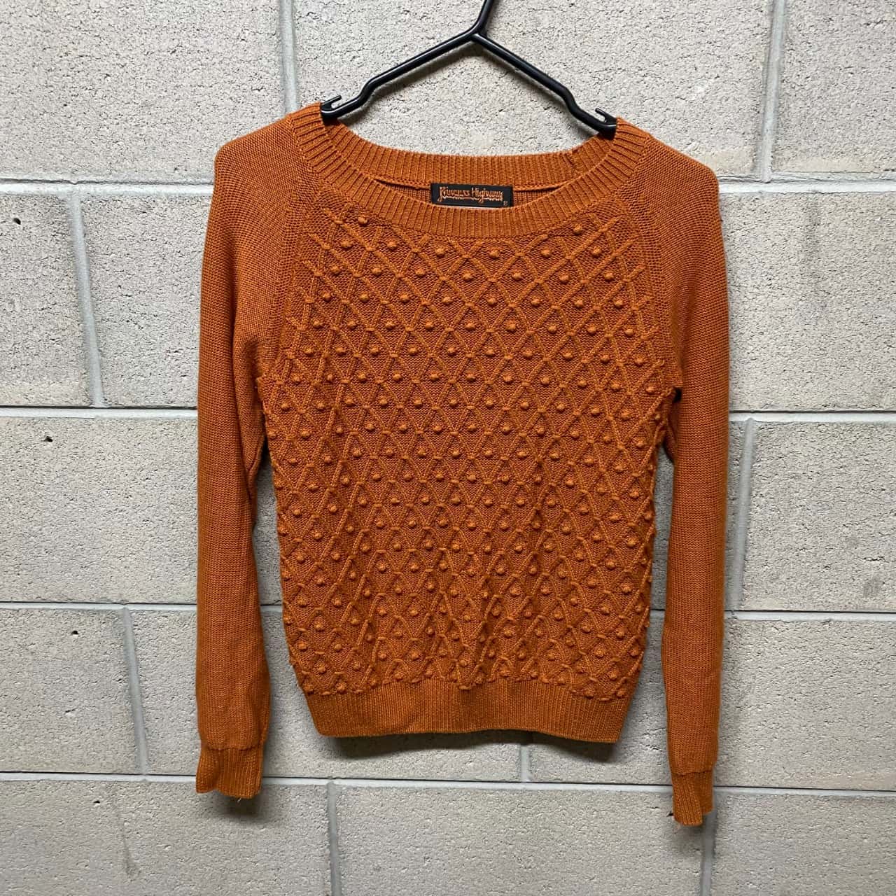 Princess Highway Womens Jumper Size 8 Orange (s)