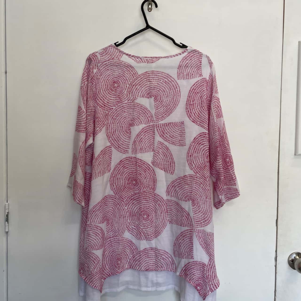 Virtuelle Womens Size 16 Pink White S