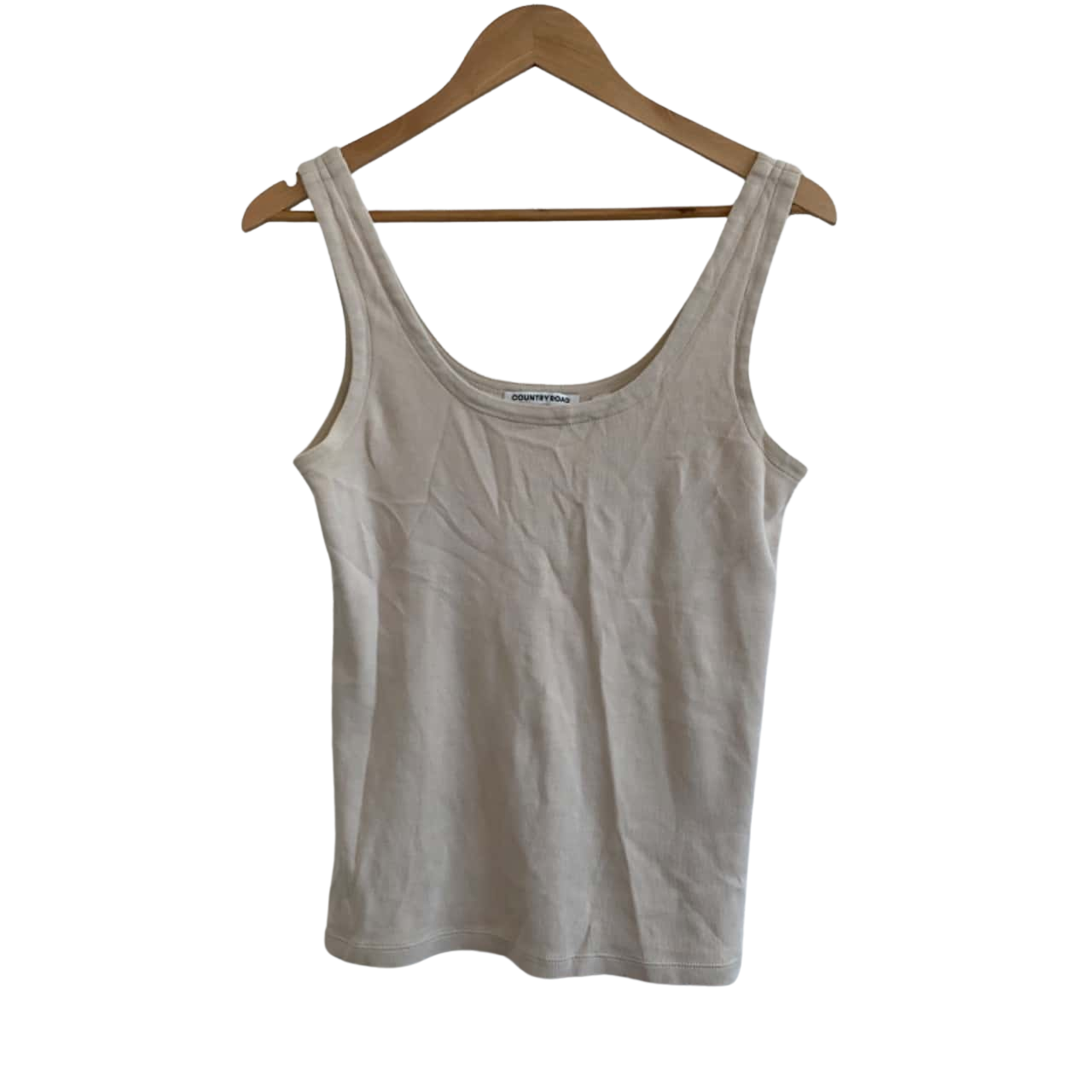 Country Road Small Cream Singlet