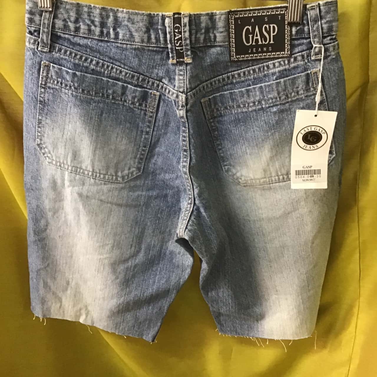 Gasp, Mens, Size 30, Denim Shorts, Blue