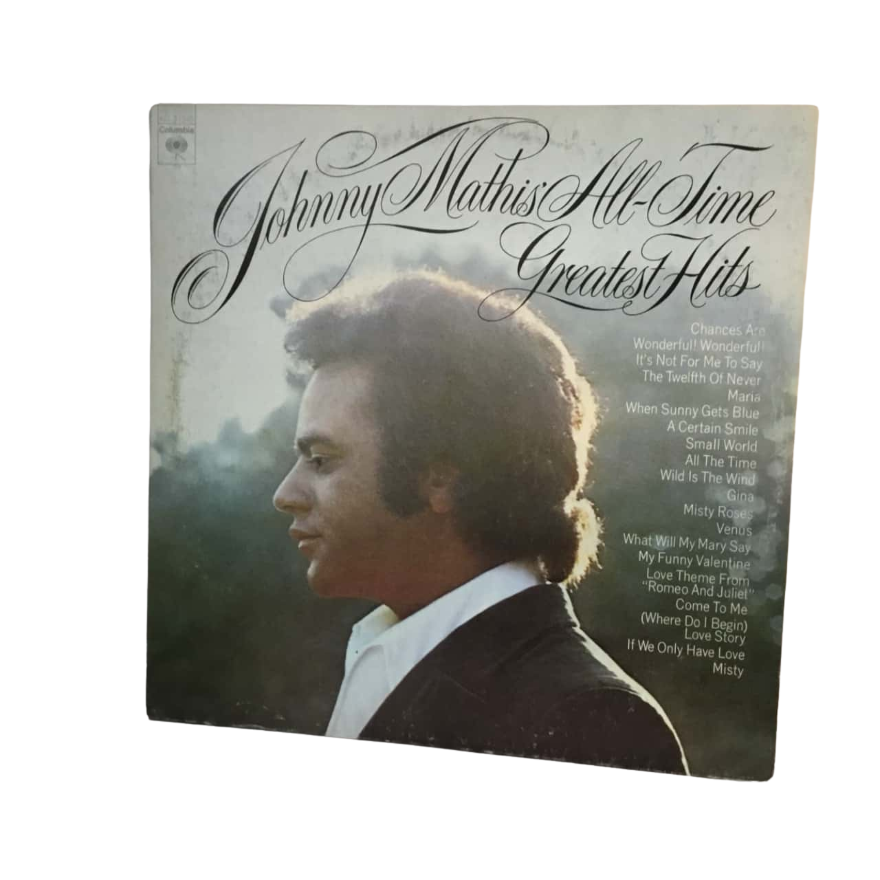 VVintage Johnny Mathis All Time Greatest Hits LP Record