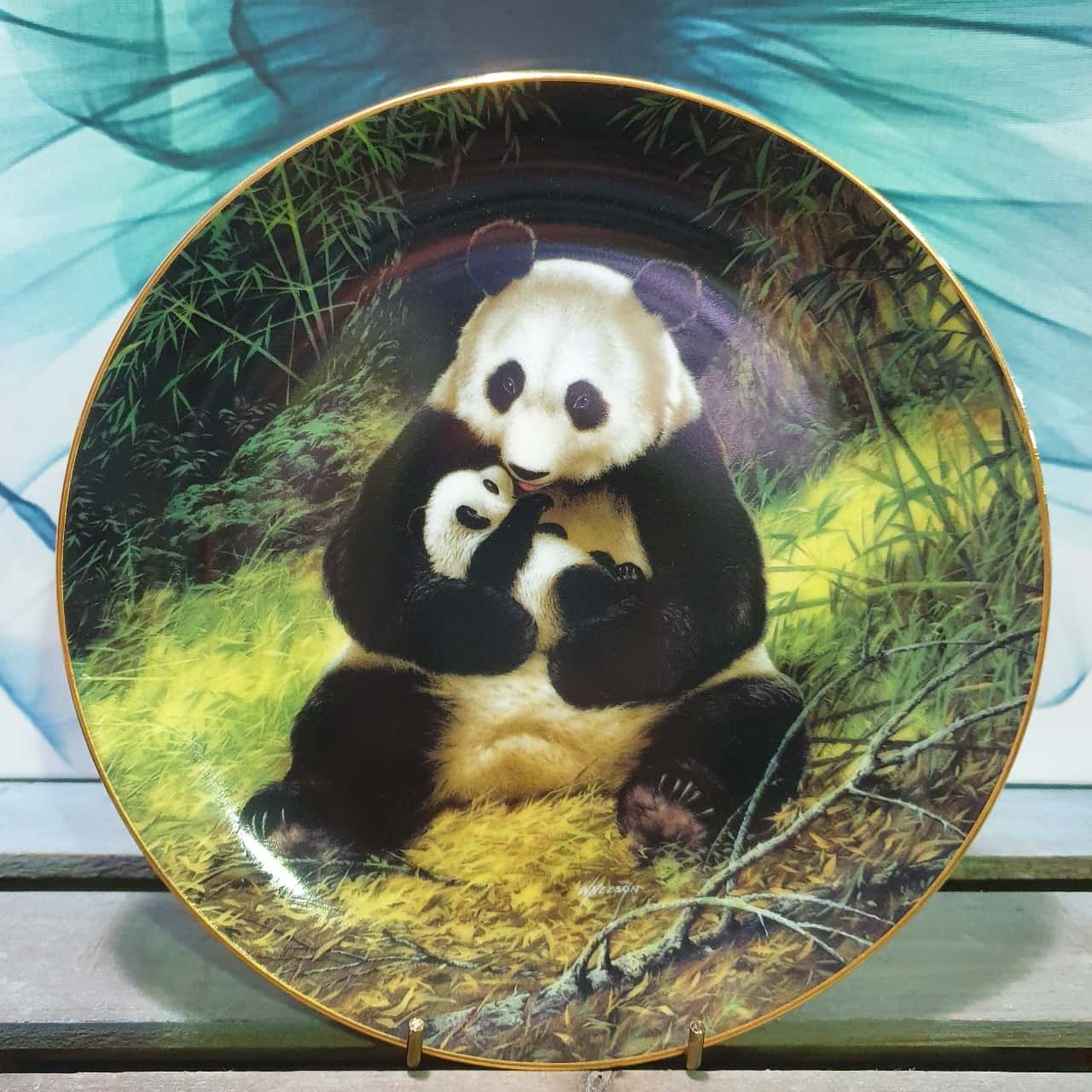 The Panda By Will Nelson Bradex Collector Plate Endangered Species 1988 ...