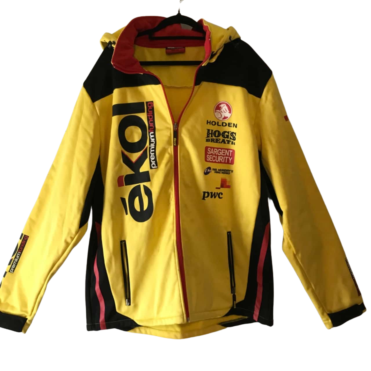 Lucas Dumbrell Motorsport Mens Hooded Jacket Size XXXL Sponsored ...
