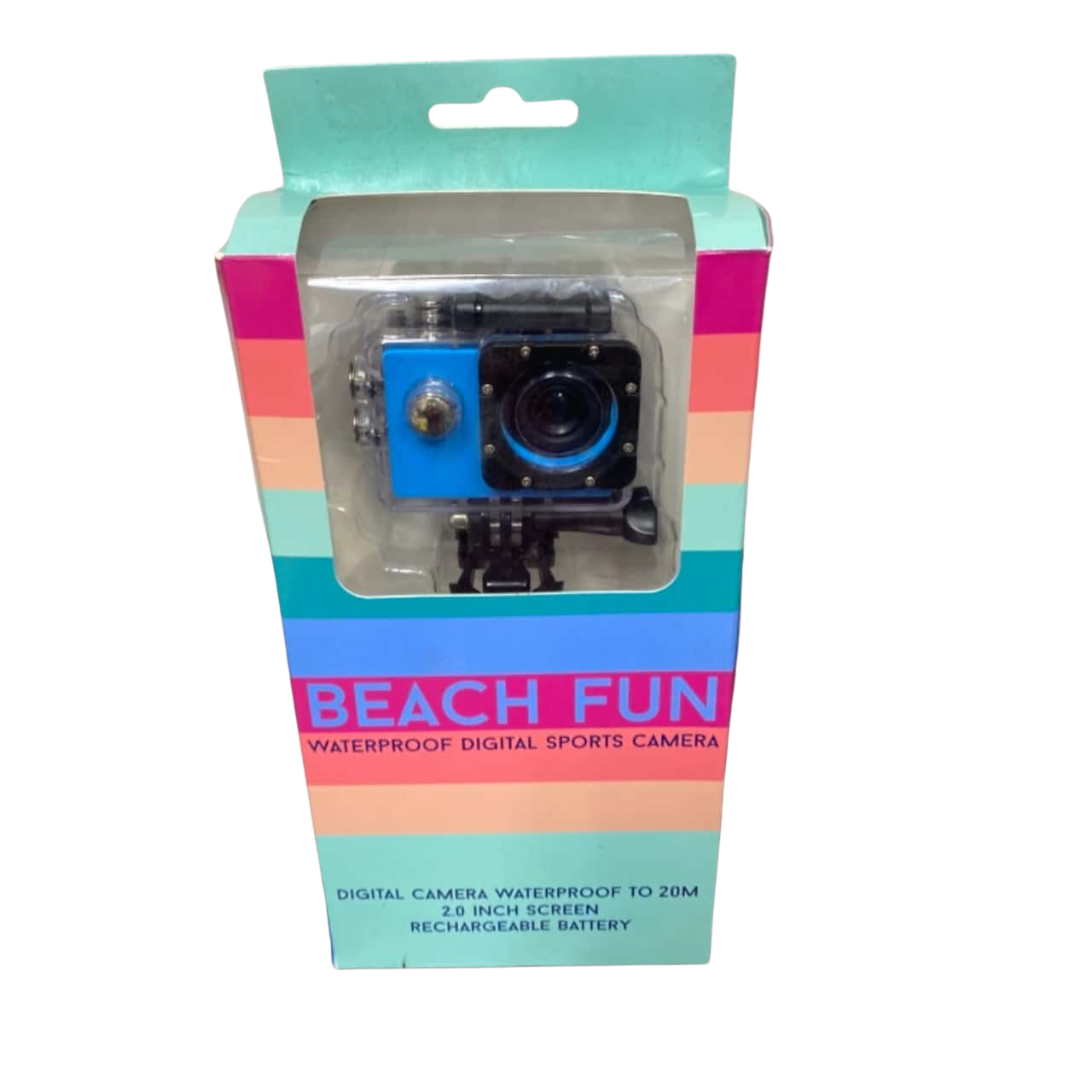 Beach fun waterproof digital sports camera 2.0 inch screen