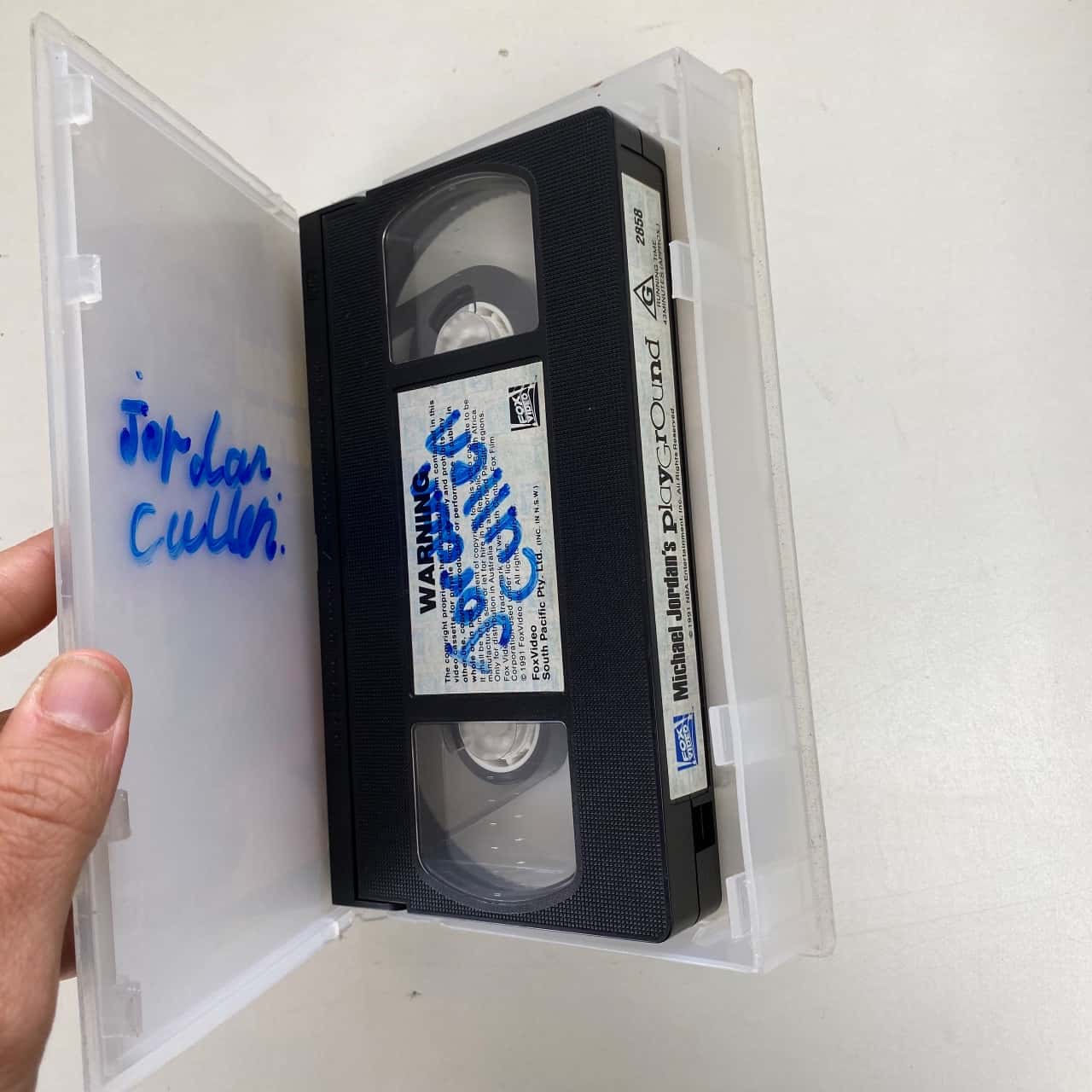 CBS Fox Michael Jordan’s Playground Basketball Sport VHS Video Film 1991