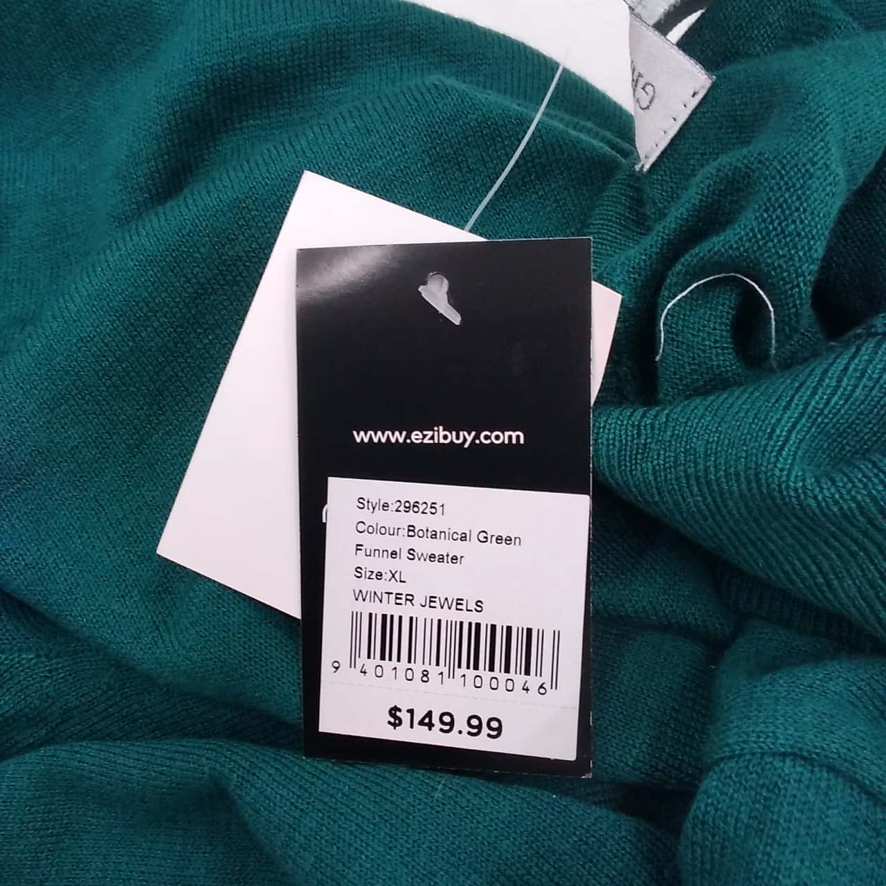 Grace Hill Womens Size XL Long Sleeve / Skivvy Green (03,1049)