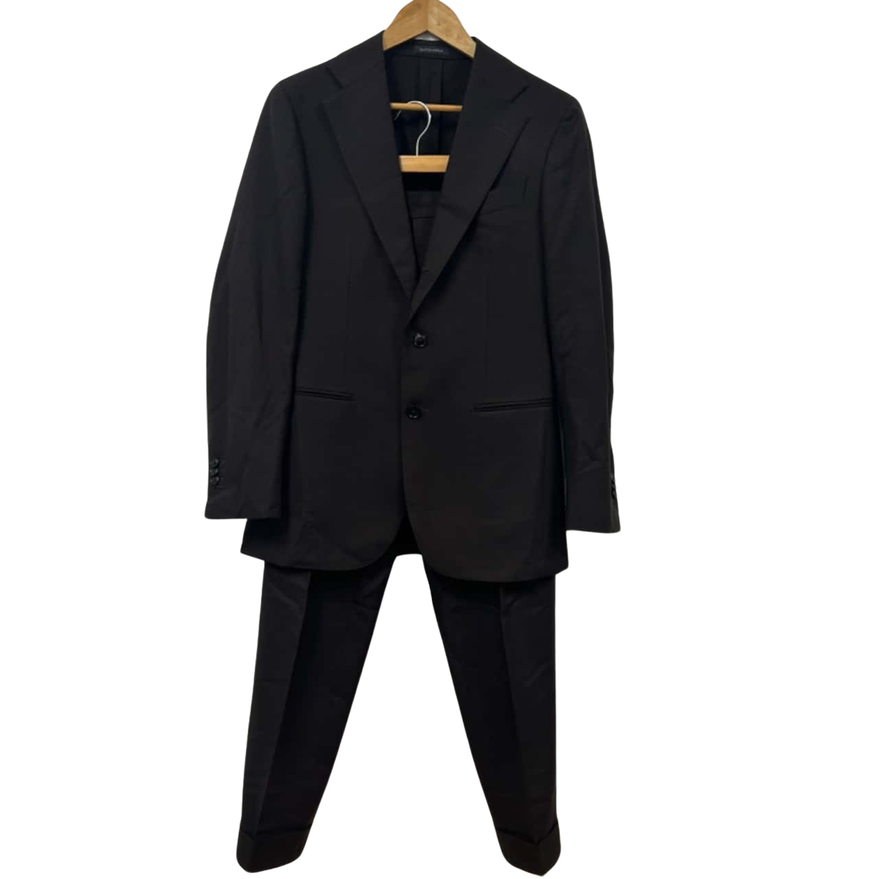 BNWOT Suit Supply Mens Size 46 Brown Wool Suit