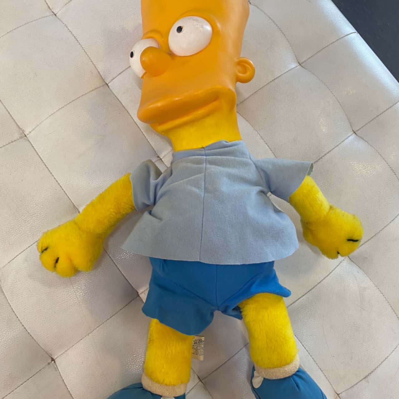 Vintage 1990 Bart Simpson doll, Bensons (B9)(s)