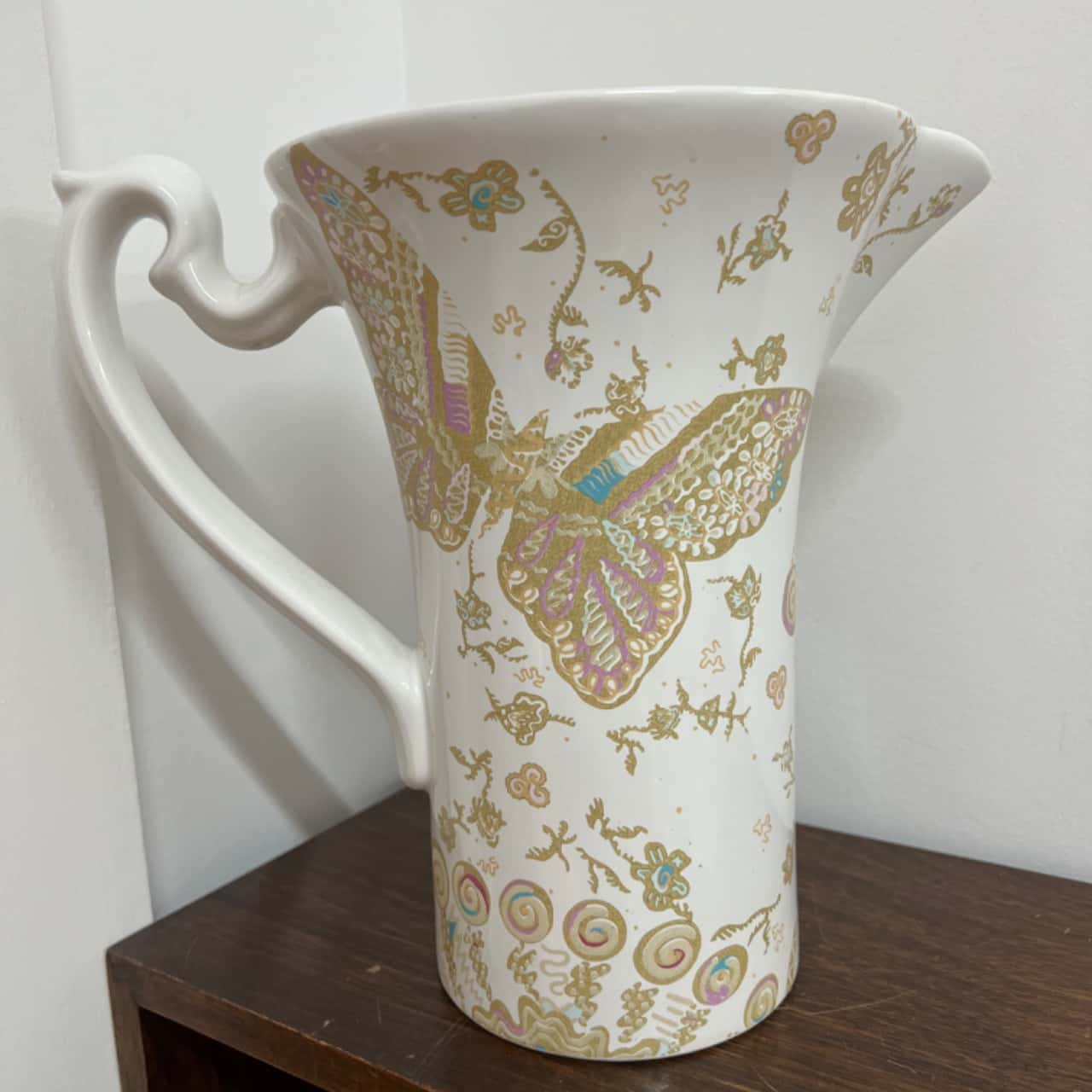 Royal Albert Zandra Rhodes Large Lily Jug Butterflies(s)