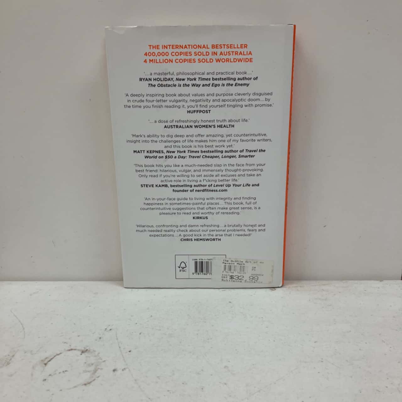 The Subtle Art Of Not Giving A F*ck