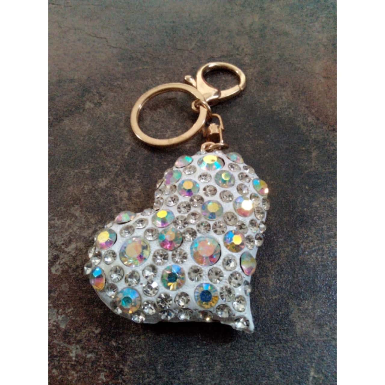 Large Heart Key Ring