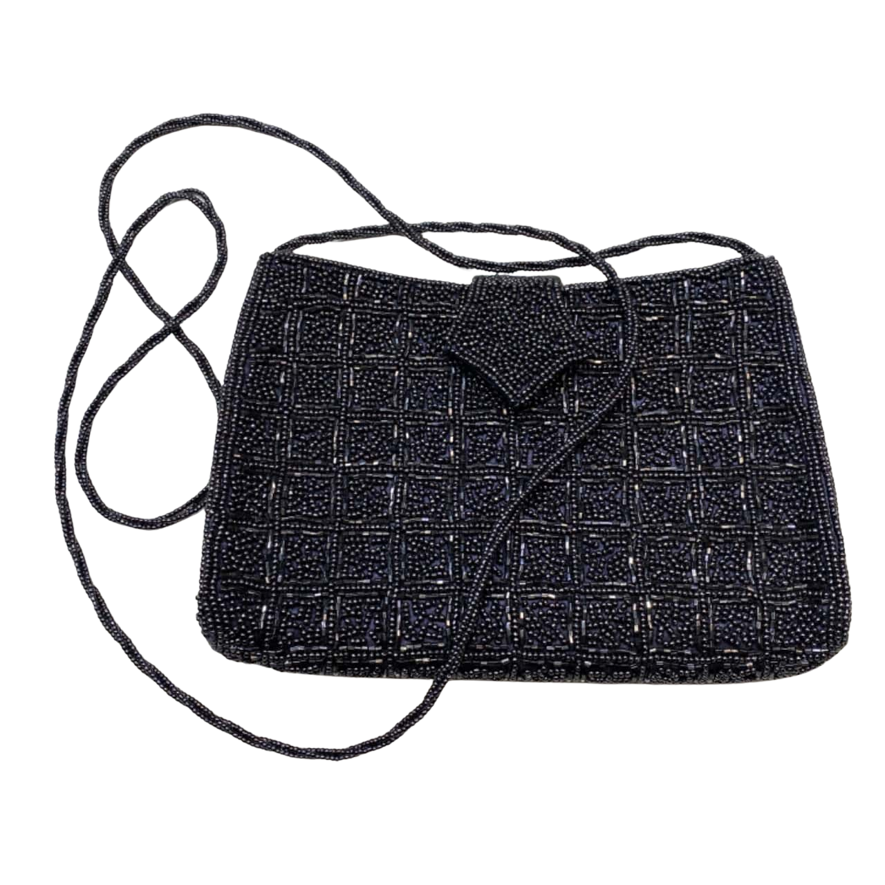 *MAY SALE* Womens Black Beaded Cross Body Bag(s)