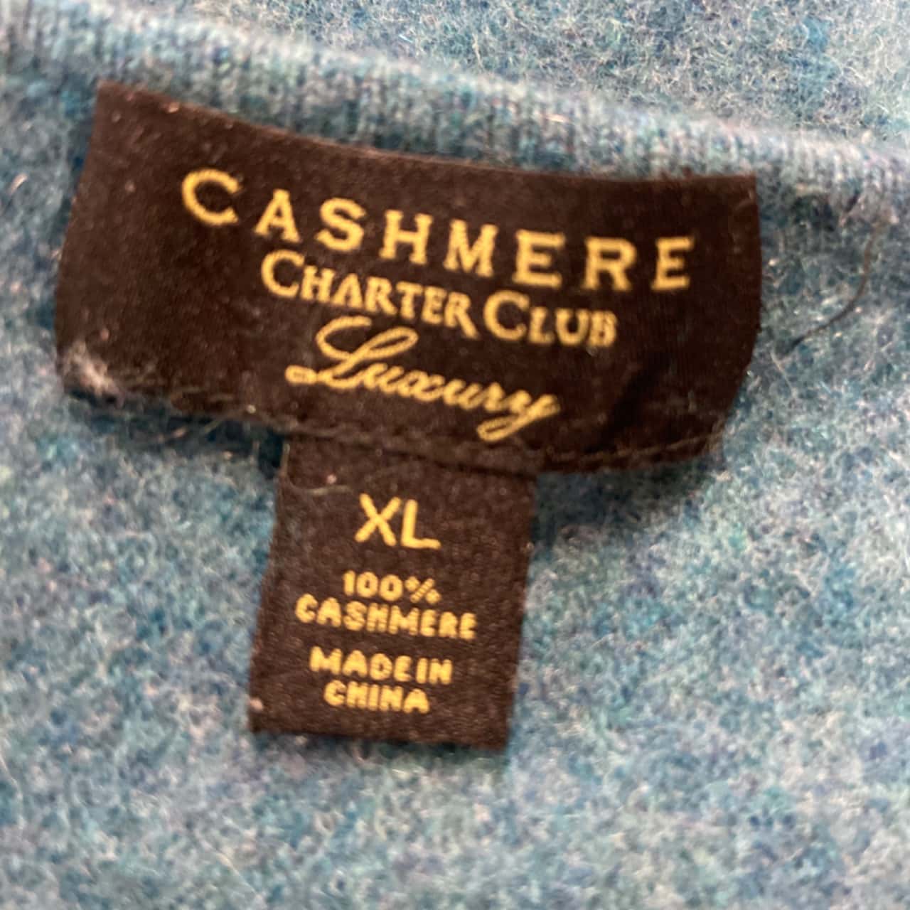 Cashmere Charter Club Size S Teal pullover(s)