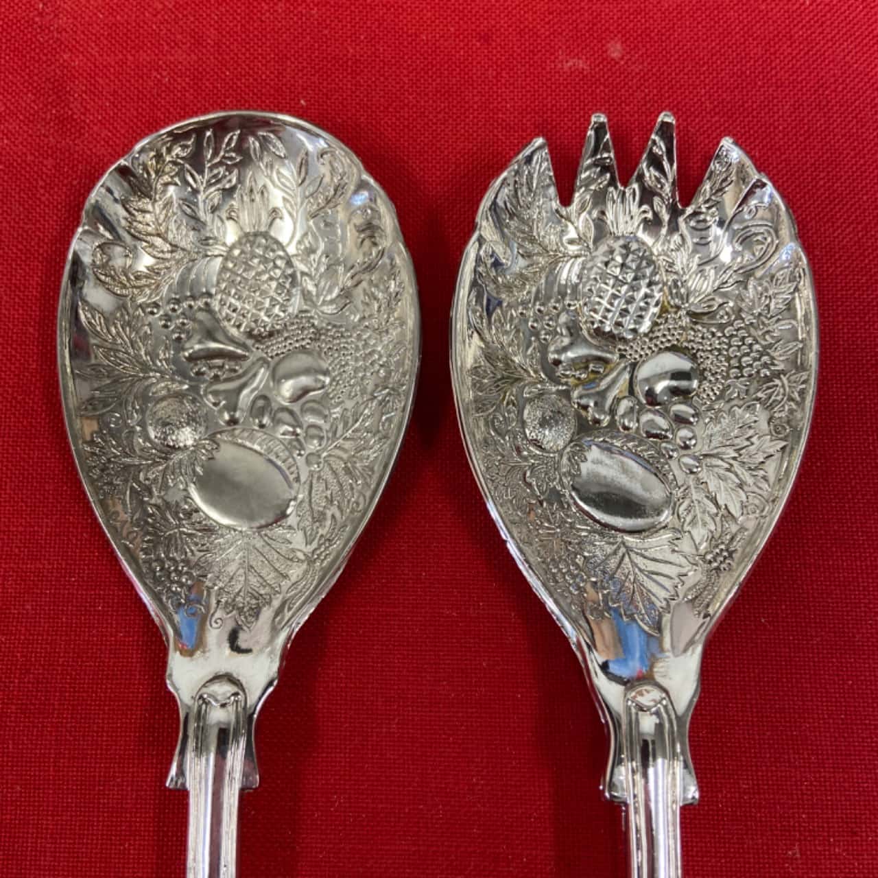 Vintage Silver Plated Spoon and Fork Set