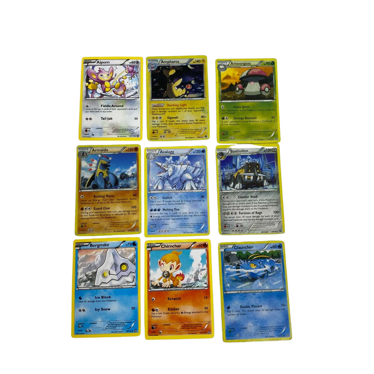 Pokemon Card Set 11 - XY Series(s) - Used Fair | Salvos Stores