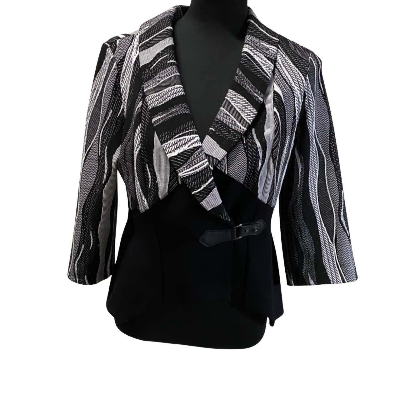 Joseph Ribkoff 3/4 Sleeve Jacket Size USA 10(s)