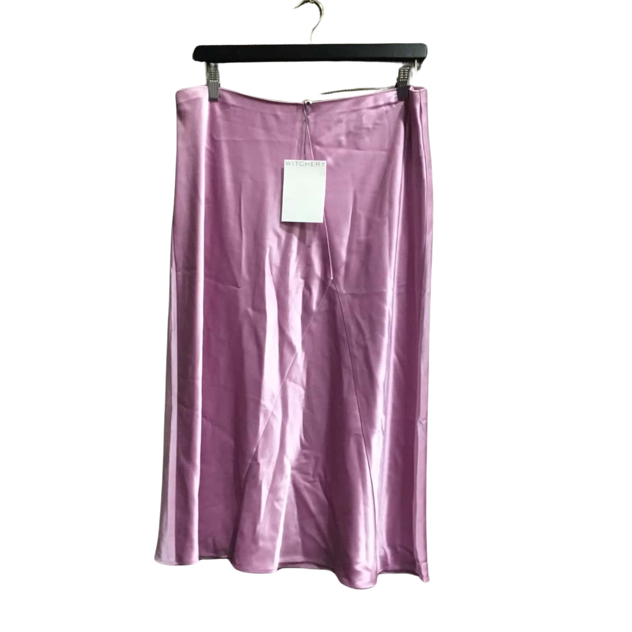 Witchery Women’s Size 16 Satin Insert Midi Pink /Lilac BNWT-$179.95(s)