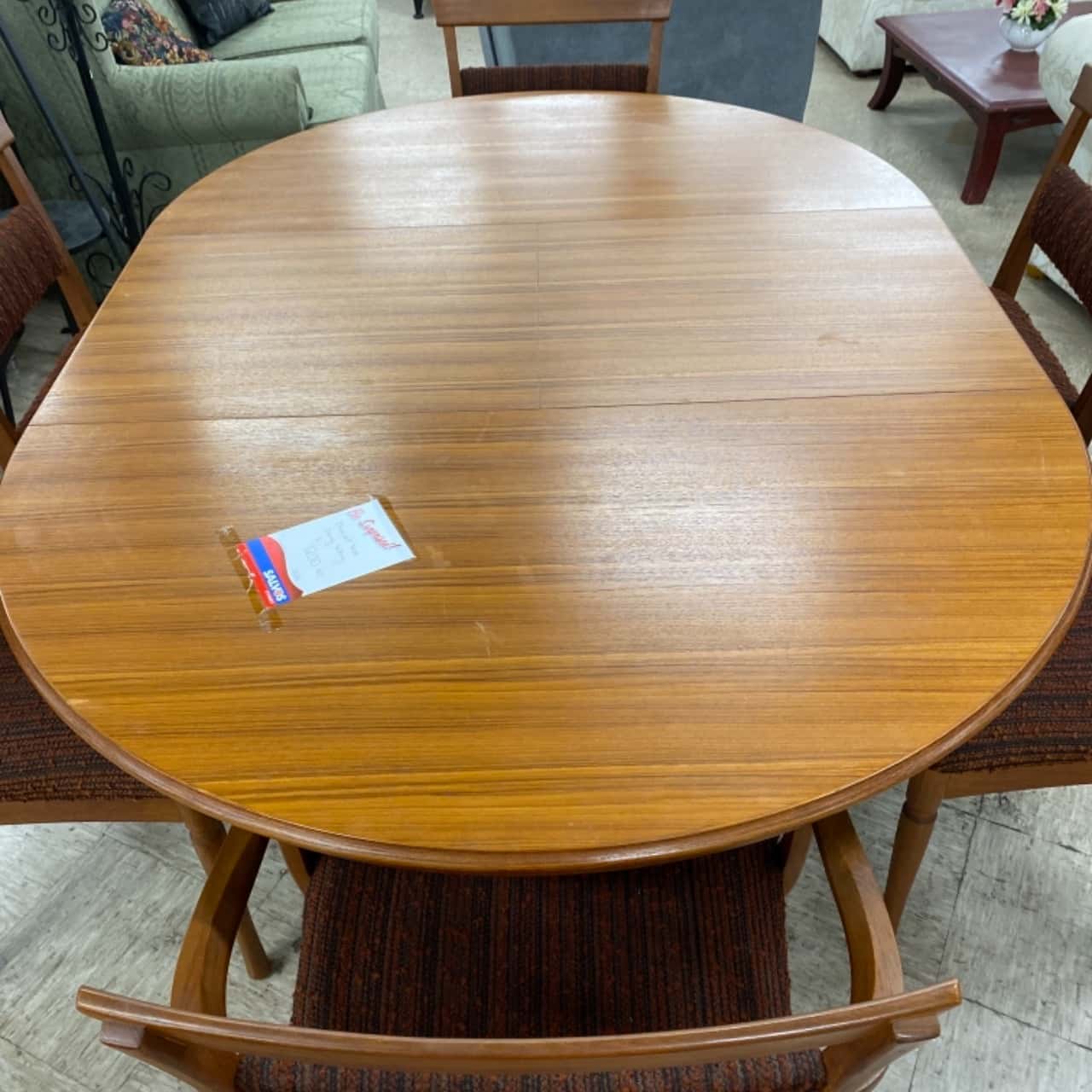 Mid Century Chiswell Dining Setting, Table and six Chairs