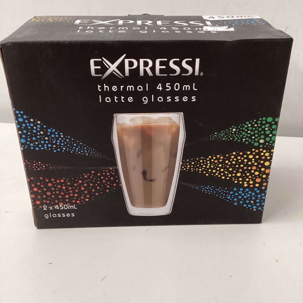 expressi thermsl latte glass x 2 450ml in box (s) - New Without Tags ...