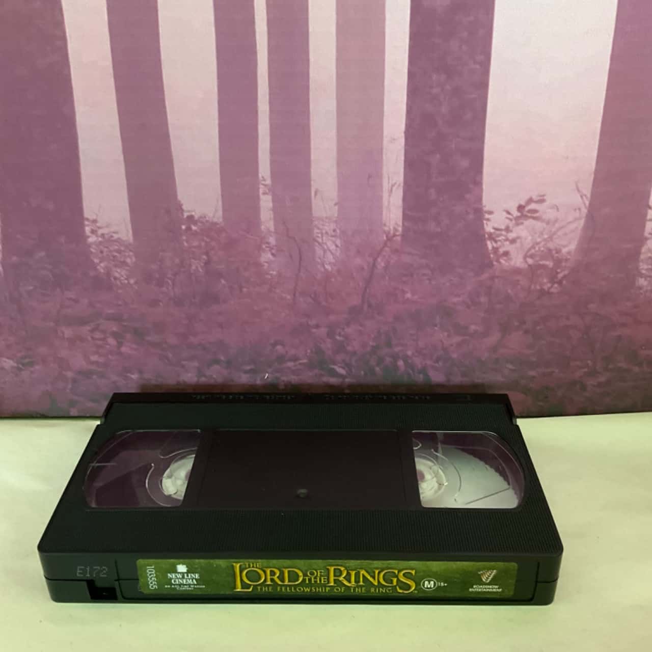 Lord of the Rings: Fellowship of the Ring VHS tape