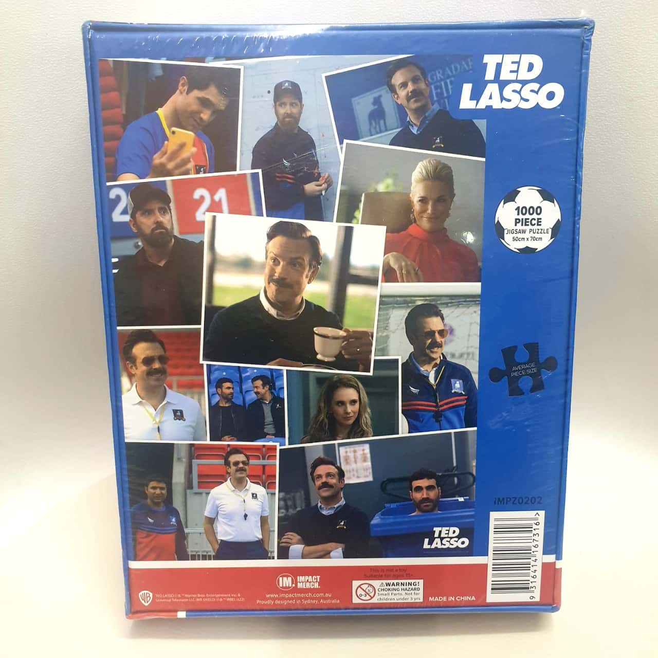 NEW SEALED 1000pc Ted Lasso Themed Photo/Scene Collage Jigsaw Puzzle Set