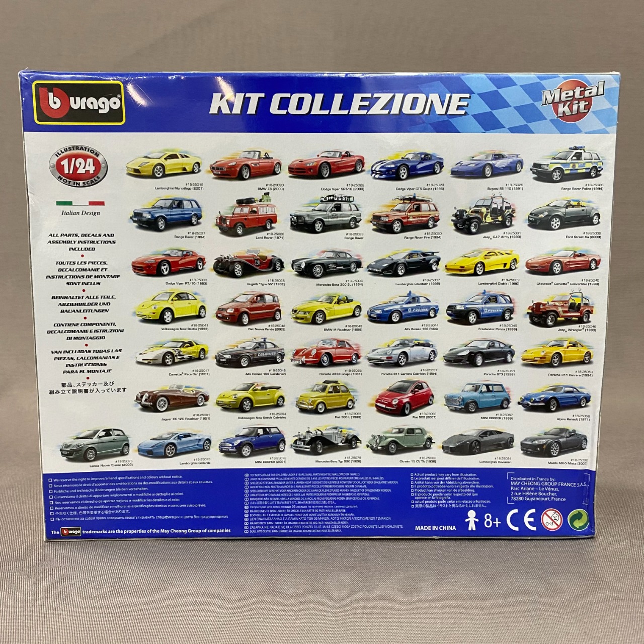 Burago Dodge Viper Gts Coupe 1/24 Diecast Model Car Kit Brand New(s)