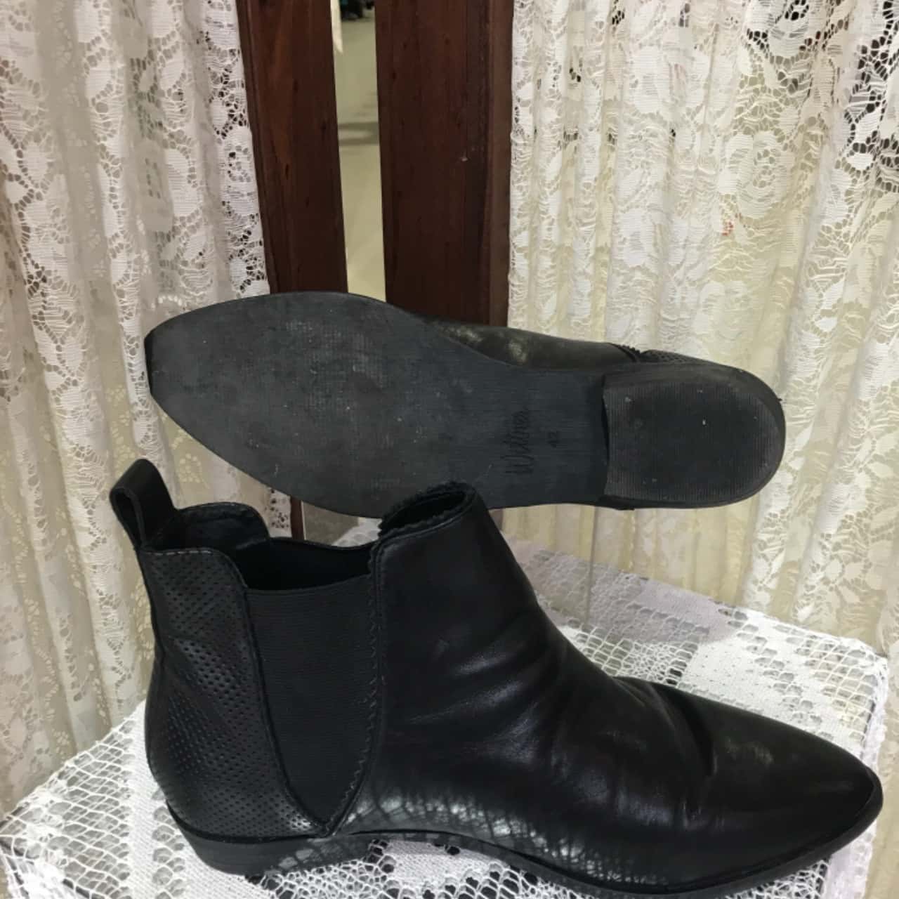 Wittner Womens Size 42 Black ankle boots (s)