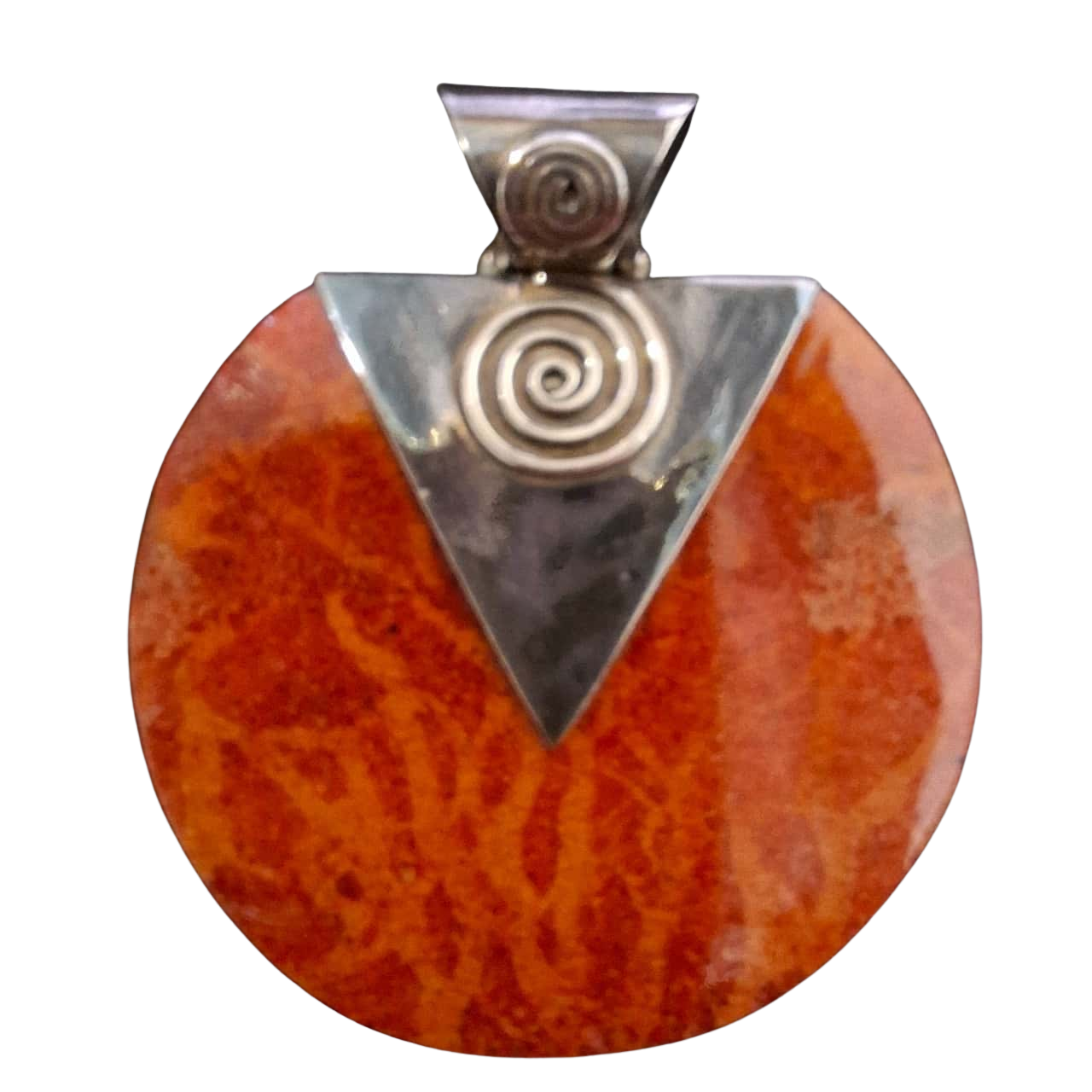 Womens Pendant Coral 925 Silver (s)