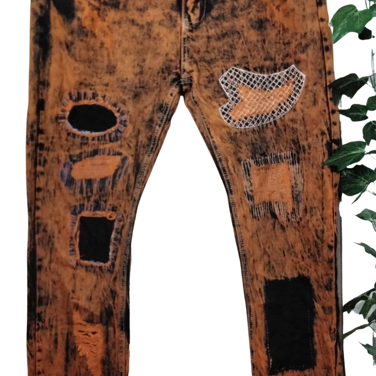 Other Mens Size 40 Orange Rust Fashion Jeans BNWT (s)