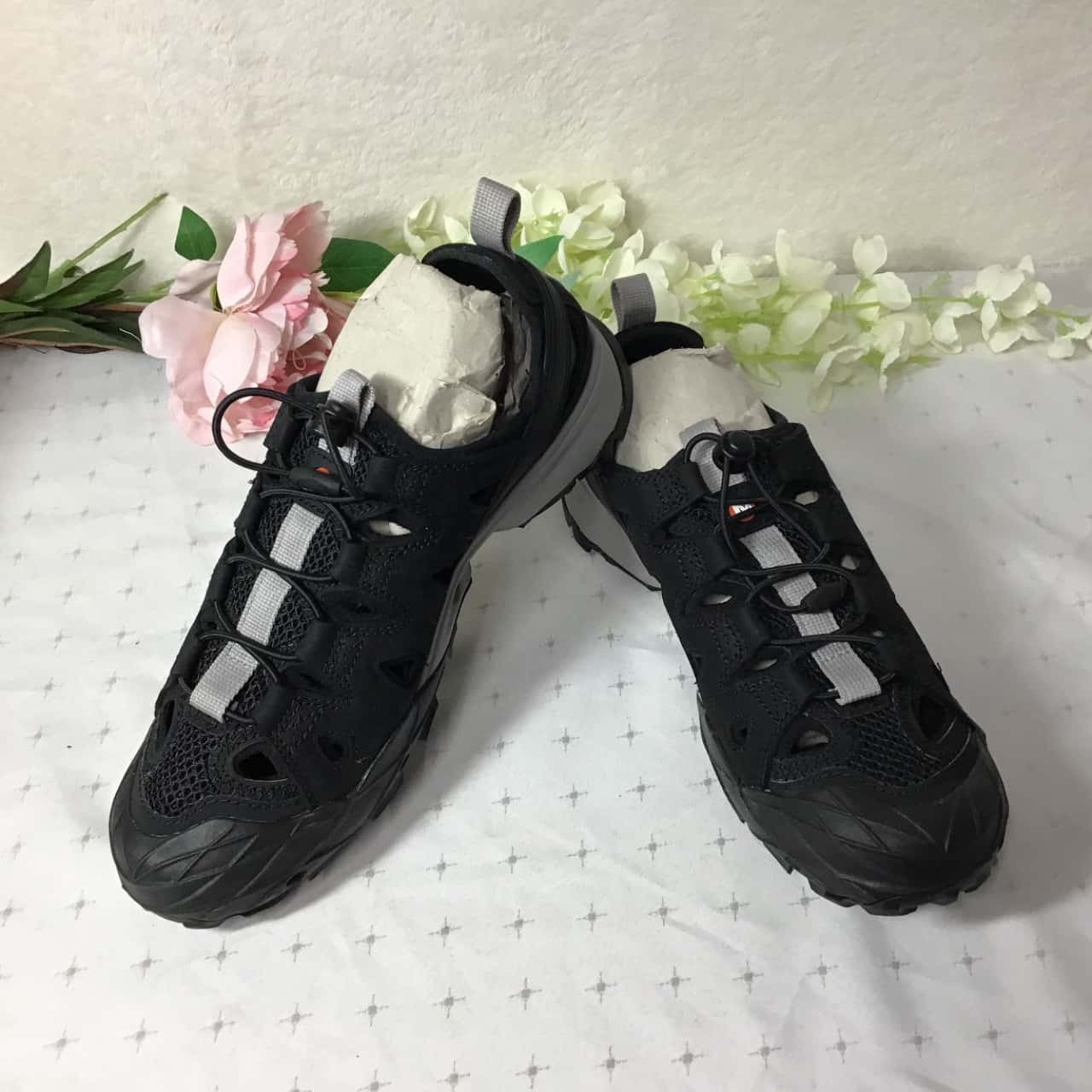 Merrell Choprock Shandal Womens Size 9 Black Mesh Shoes (s)