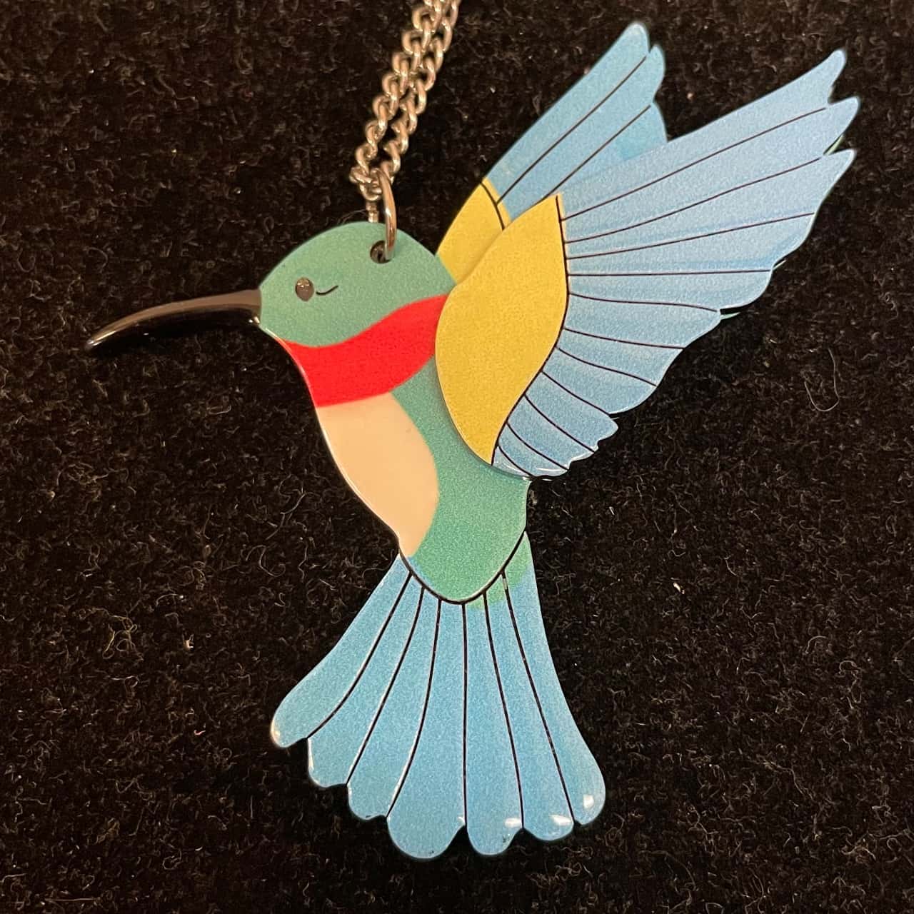 Erstwilder Hyacinth Hummingbird Pendant & Chain Necklace(s)
