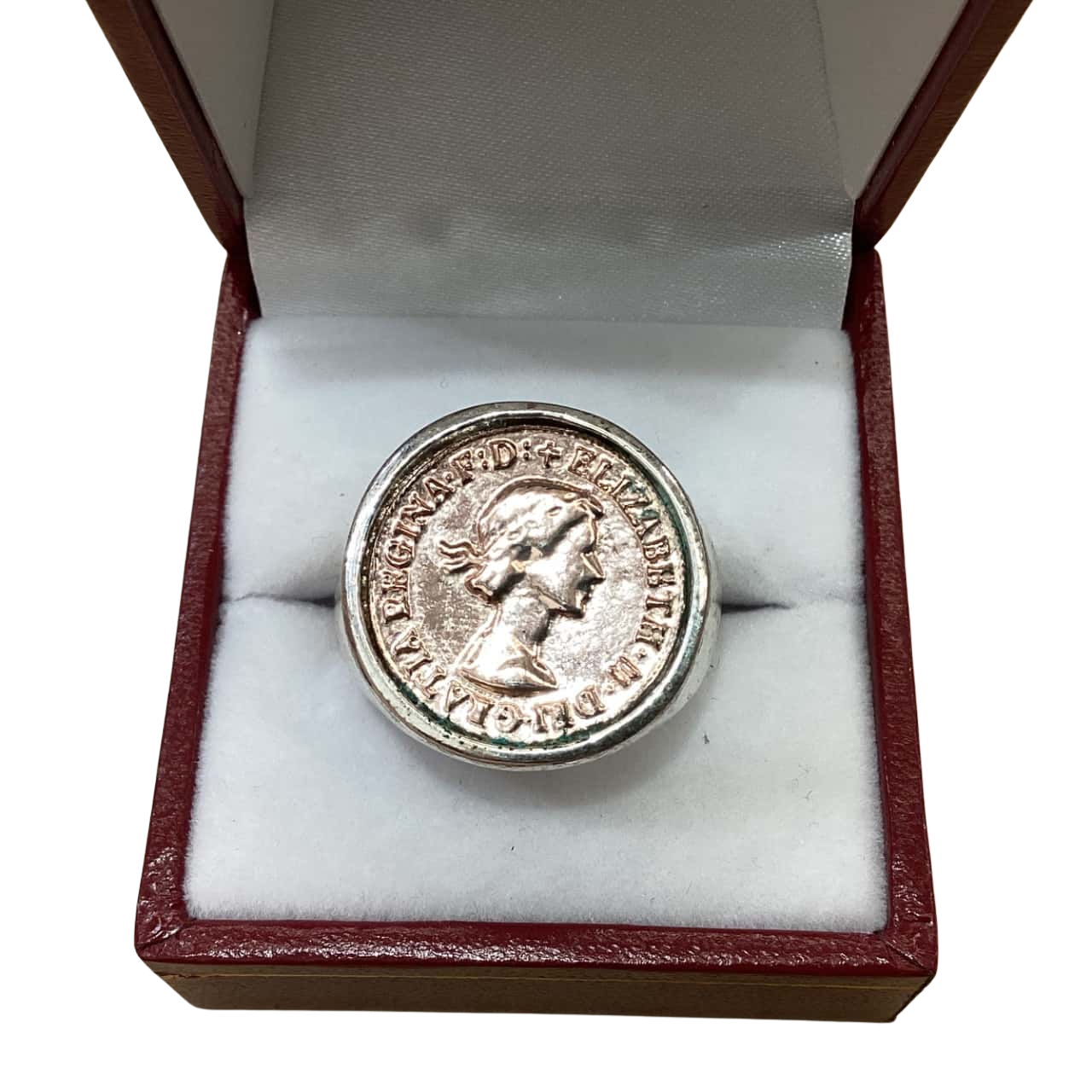 Womens Sterling Silver 3 Pence Coin Ring (s)