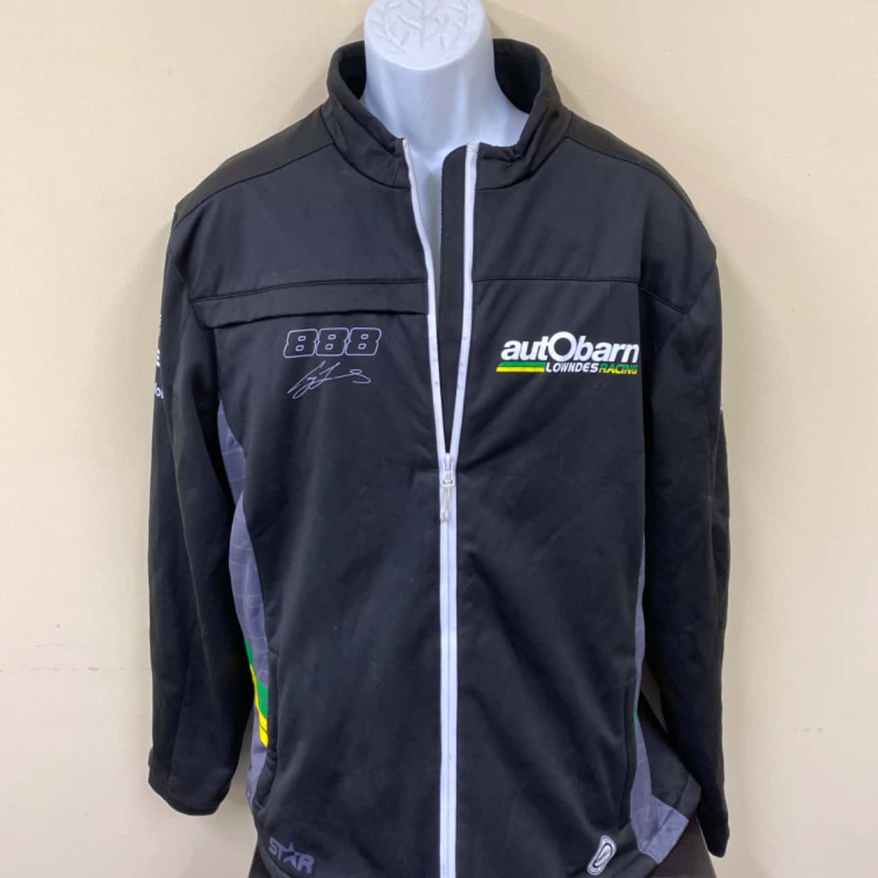 Autobahn Mens Racing Jacket Size XL Black