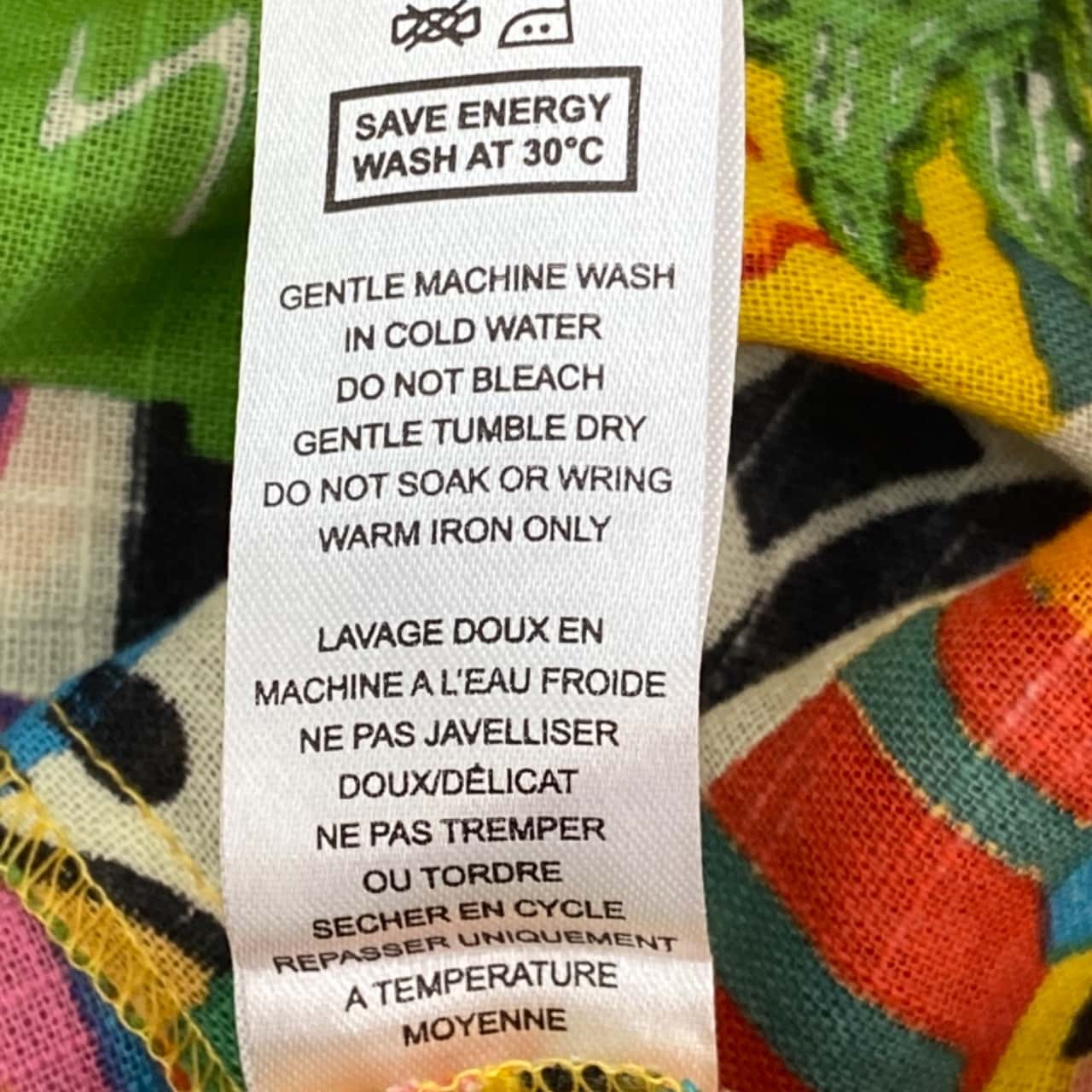 Orientique Womens Size 12 Short Sleeve Shirt Multicoloured / Pattern (s)